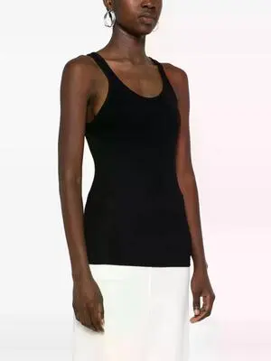 AGOLDE Sleeveless Ribbed-knit Top