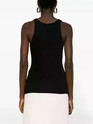 AGOLDE Sleeveless Ribbed-knit Top