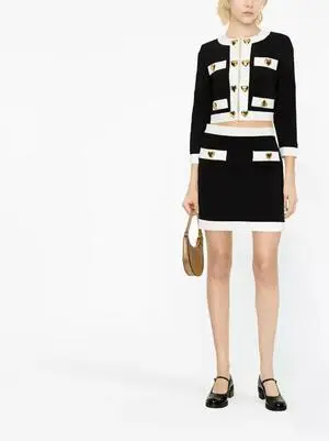 Moschino Heart-embellished Cropped Jacket
