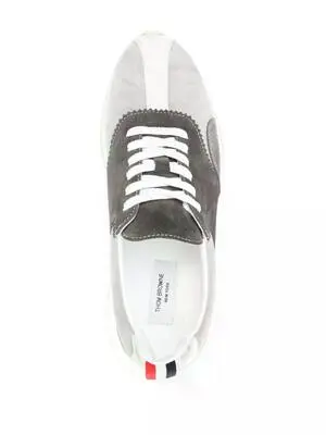 Thom Browne Sprinter Suede Sneakers - Grey