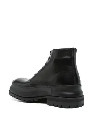 A DICIANNOVEVENTITRE Leather Lace-up Boots