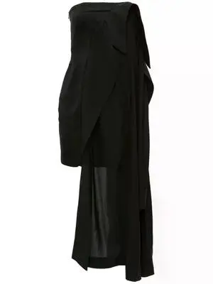 JW Anderson Deconstructed Strapless Minidress