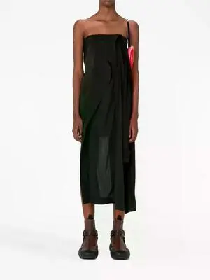 JW Anderson Deconstructed Strapless Minidress