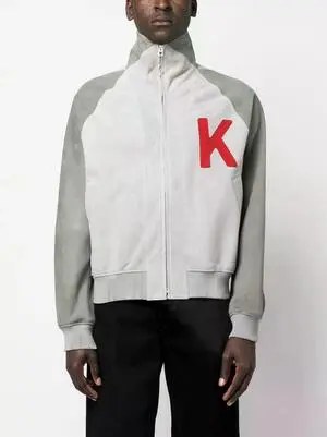 Kenzo Colour-block Logo-print Bomber Jacket