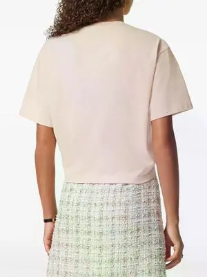 Versace Safety Pin Cropped T-shirt