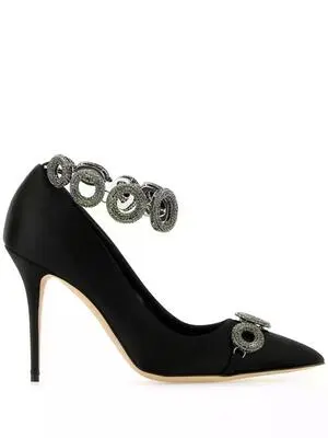 Manolo Blahnik 105mm Isteria Pumps - Black