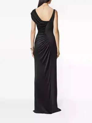 Versace Medusa '95 Draped Gown - Black