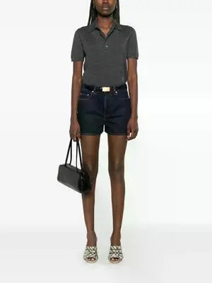 Burberry Patch-detail Denim Shorts