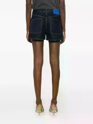 Burberry Patch-detail Denim Shorts