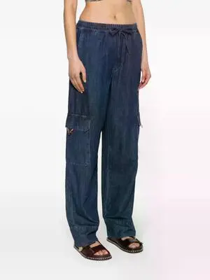 Valentino Garavani Chambray Cargo Trousers