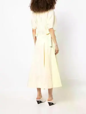 3.1 Phillip Lim Ruched Short-sleeved Midi Dress