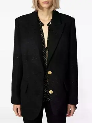 Zadig&Voltaire Single-breasted Tweed Blazer
