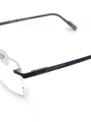 Cazal Metallic Panel Rectangle Glasses