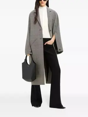 COURREGES Cocoon Checked Coat