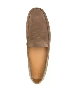 TOD'S Gommino Suede Loafers - Neutrals