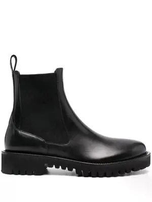 Valentino Garavani Toile Iconographe Leather Chelsea Boots