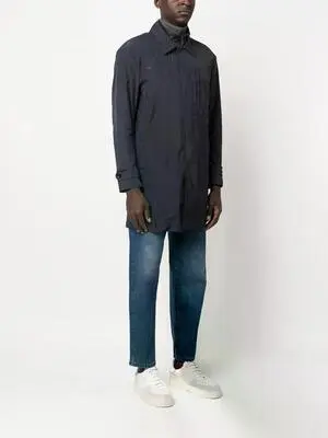 FAY Detachable-lining Coat - Blue