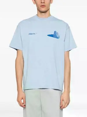 OBJECTS IV LIFE Boulder-print Cotton T-shirt