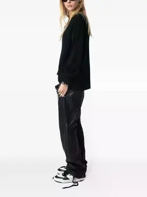Zadig&Voltaire Embroidered V-neck Sweater