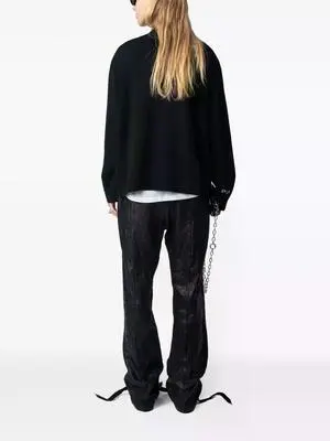Zadig&Voltaire Embroidered V-neck Sweater