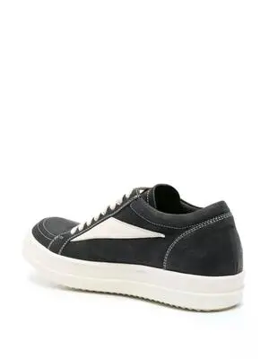 Rick Owens Luxor Leather Sneakers - Black