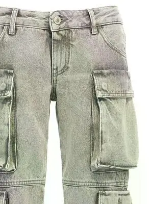 Attico Essie Cargo Jeans - Grey