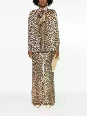 Zimmermann Illustration Flared Trousers
