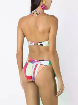 AMIR SLAMA Graphic-print Two-piece Bikini Set