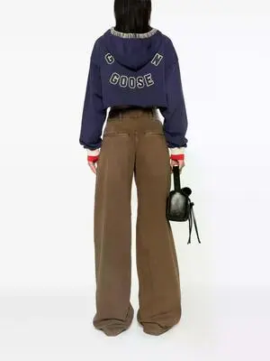 GOLDEN GOOSE Half-zip Cropped Hoodie