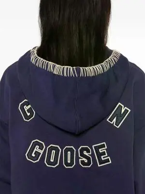 GOLDEN GOOSE Half-zip Cropped Hoodie
