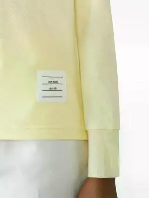 Thom Browne 4-bar Long-sleeved Polo Top