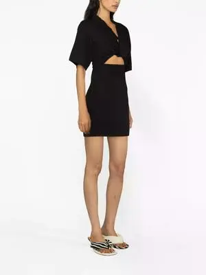 Jacquemus La Robe T-shirt Bahia Minidress - Black