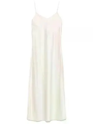 Polo Ralph Lauren Midi Slip Dress - Neutrals
