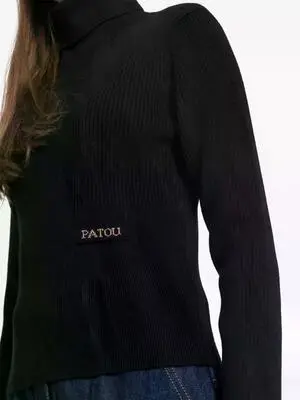 PATOU Ribbed Roll-neck Sweater