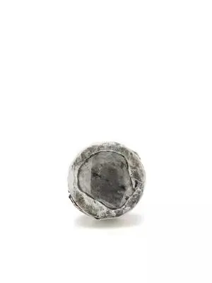 PARTS OF FOUR Diamond Stud Single Earring - Silver