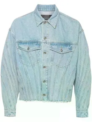 MUGLER Panelled Denim Jacket