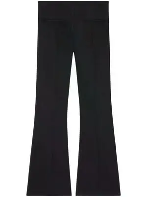 COURREGES Wool-blend Flared Mid-rise Trousers