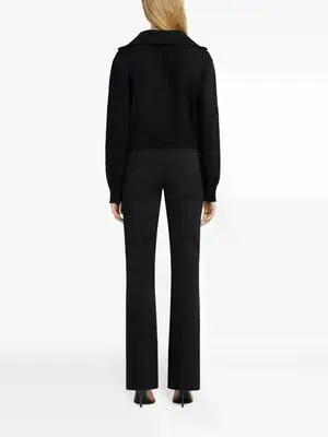 COURREGES Trucker Jumper With Half Zip Fastening - Black