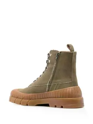 Kenzo Canvas Boots - Green