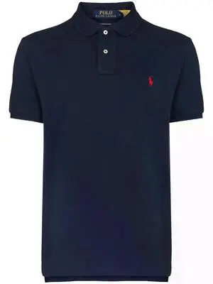 Polo Ralph Lauren Custom Slim Fit Polo Shirt - Blue