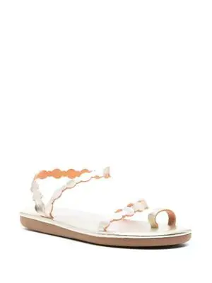 ANCIENT GREEK SANDALS Cronos Flat Leather Sandals