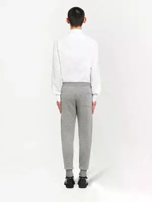 Prada Cashmere Knitted Track Pants - Grey