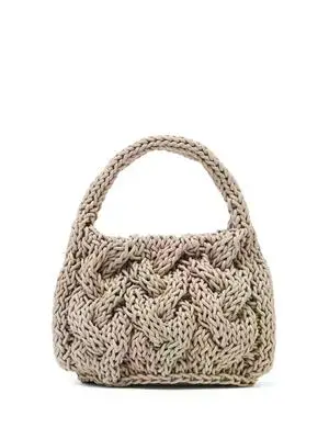 JW Anderson Cable-knit Tote Bag - Neutrals