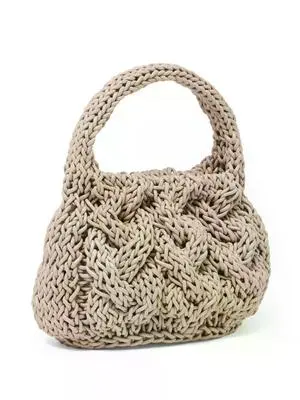 JW Anderson Cable-knit Tote Bag - Neutrals