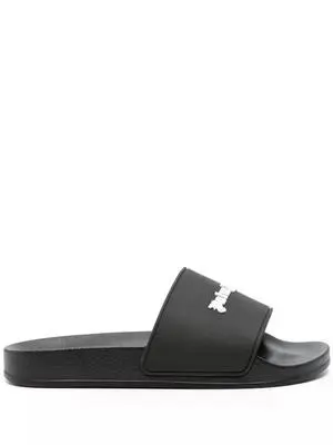 Palm Angels Logo-embossed Slides