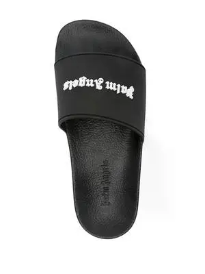Palm Angels Logo-embossed Slides