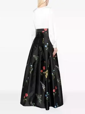 Sachin & Babi Zoe Color-block Gown - Black
