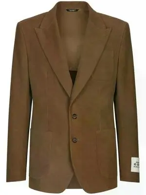 Dolce & Gabbana Single-breasted Suit Jacket - Neutrals