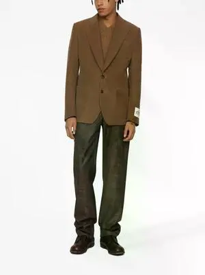 Dolce & Gabbana Single-breasted Suit Jacket - Neutrals