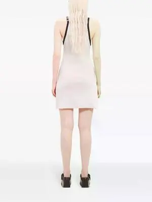 COURREGES Contrast-trim Cotton Minidress
